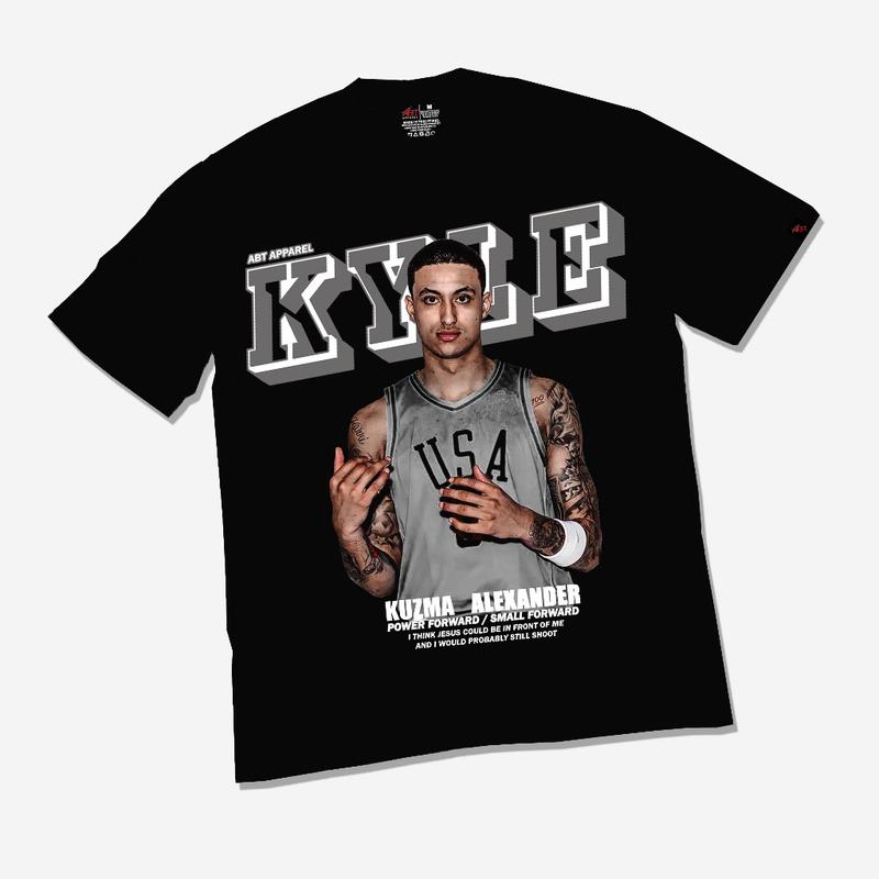 ABT Kyle Oversize Shirts Silk printing American T shirt Raptees ...