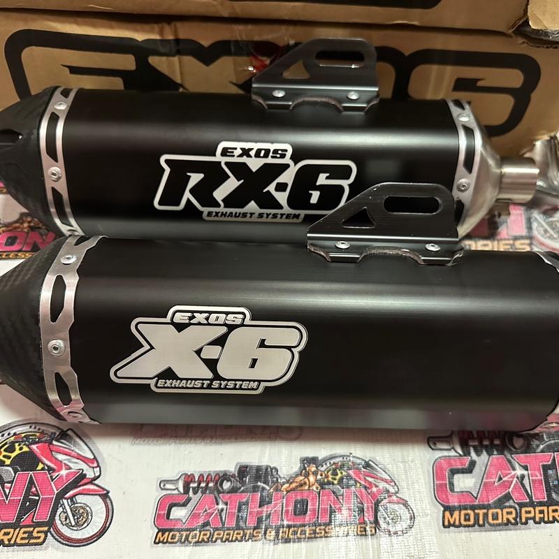 EXOS PIPE X6 & RX6 BLACK IODIZED (FULL EXHAUST SYSTEM) SILVE - TikTok ...