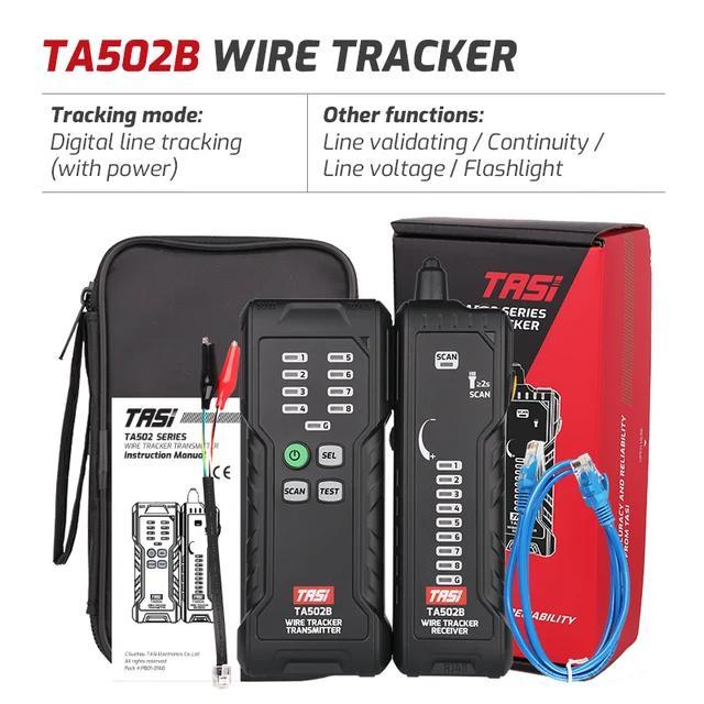 TASI TA502A/B Wire Tracker Multifunction Wire Tracker Network Testing ...