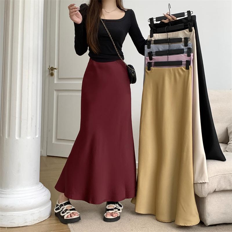 Korean Fashion Sexy High Waist Fishtail Skirt For Women Sati - TikTok ...