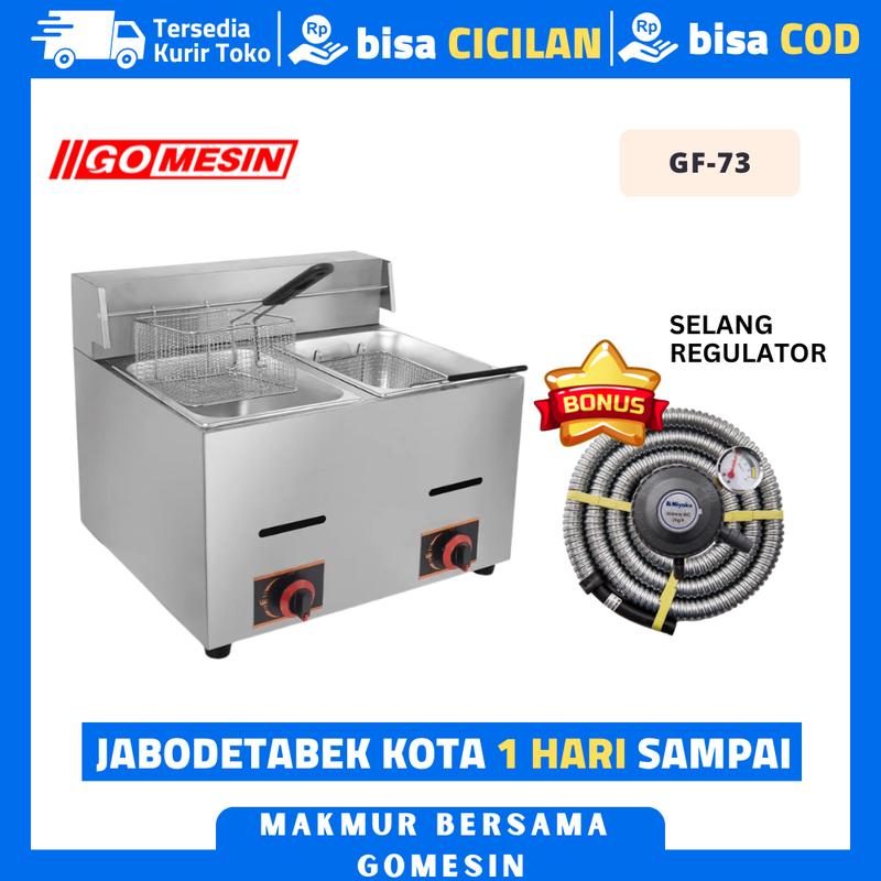DEEP FRYER GAS GETRA GF 102G ALAT PENGGORENGAN GAS AYAM FRIED CHICKEN 2 ...
