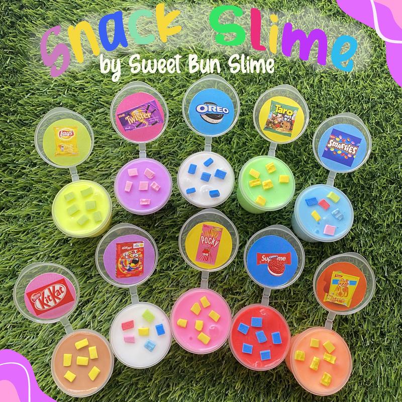 Paket Snack Slime Mini 25 ml (ISI 10 PCS) Mainan original Toys - Shop ...