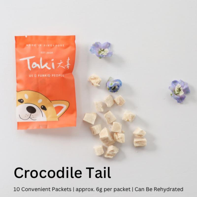 Taki Pets CROCODILE TAIL PREMIUM Freeze Dried Dog and Cat Treats ...