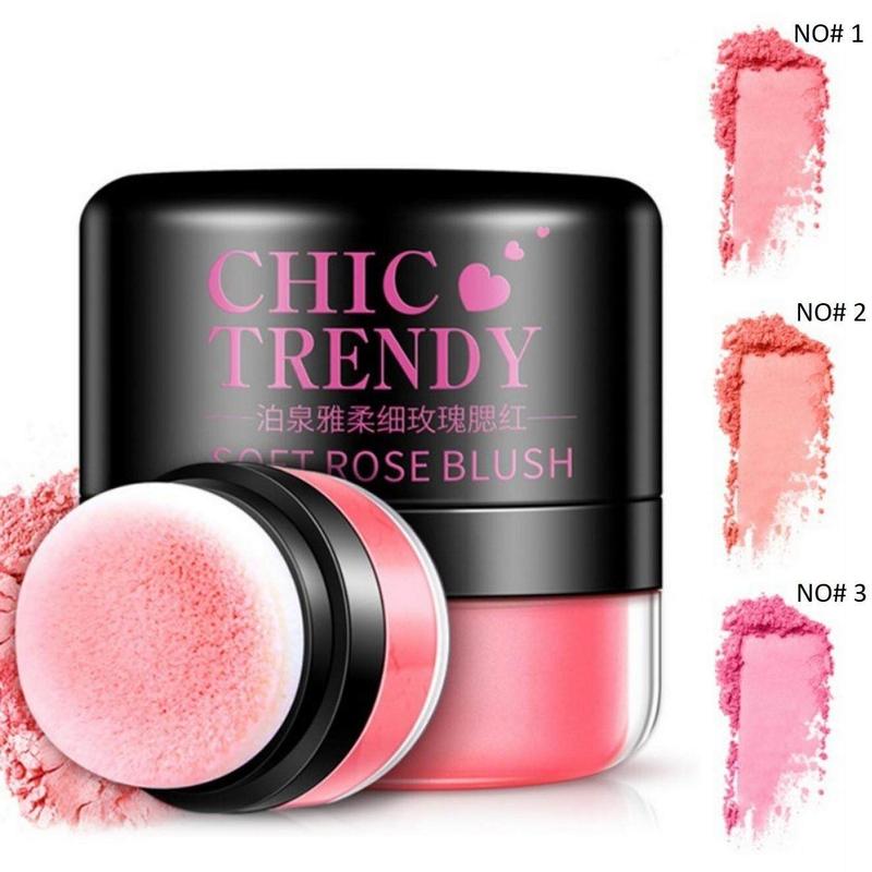 Mizzshop Chic Trendy Blush Soft Rose Blusher Powder Makeup Bedak ...