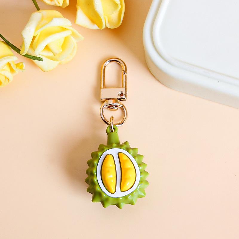 Simulated Durian Keychain Pendant Creative Fruit Food Series - TikTok ...