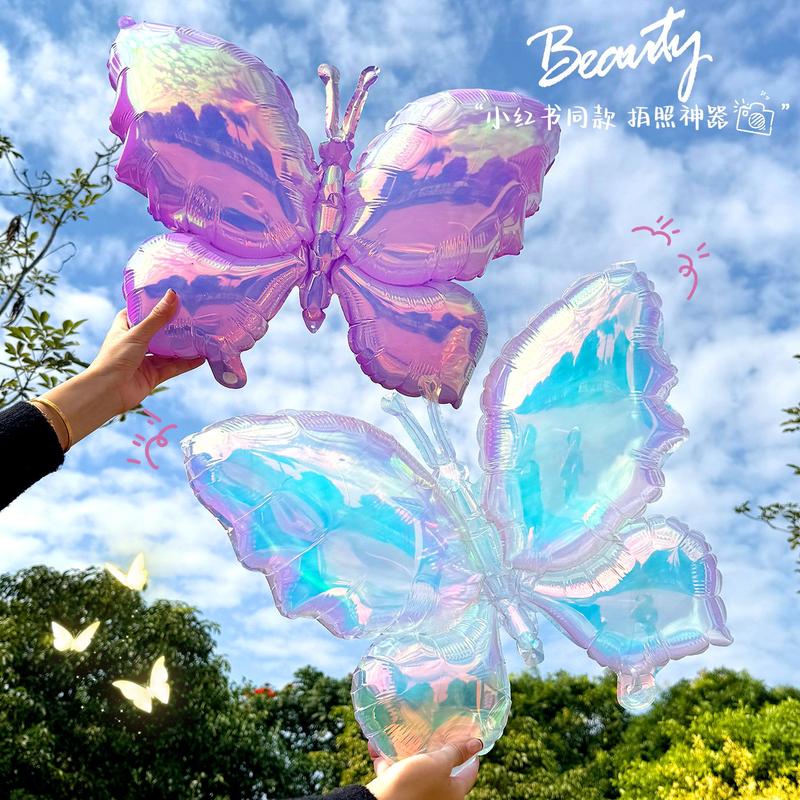 Shaped Balloon,Laser Iridescent Transparent Holographic Balloons ...
