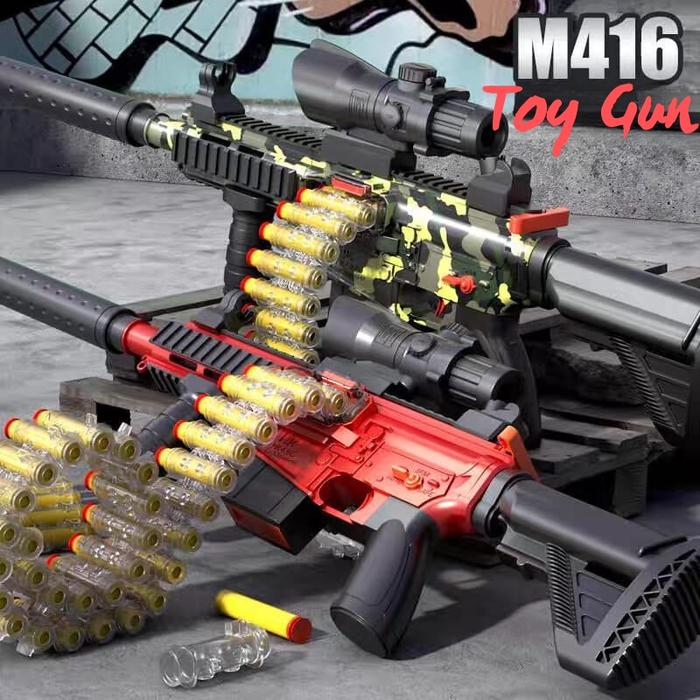 Promo Toy Studio Mainan Anak Batere Automatic TOY GUN M416 Blaster ...
