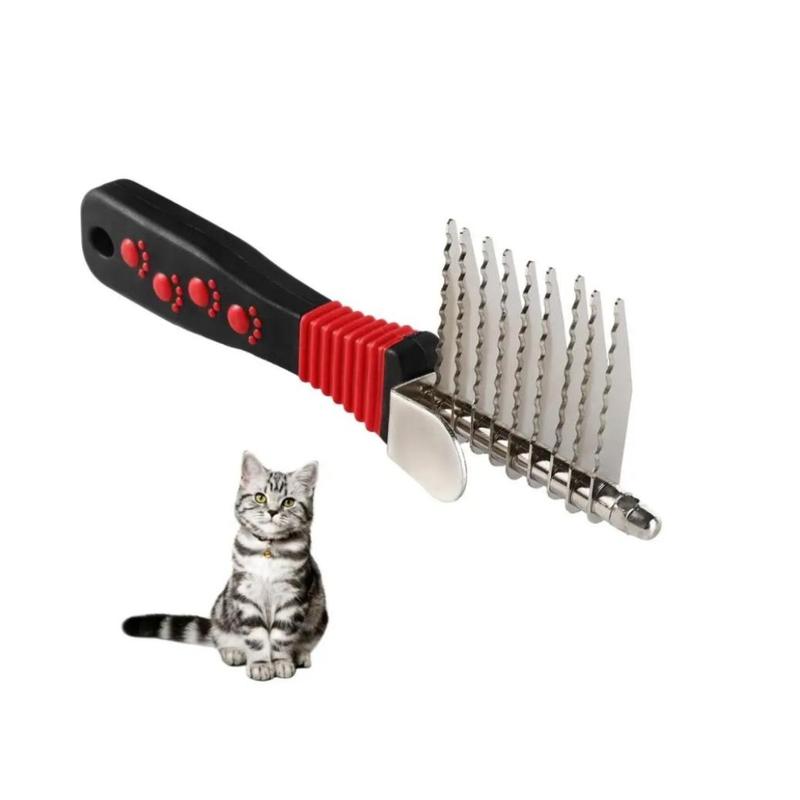 Pet Knot Comb Stainless Steel Needle Comb Cat and Dog Hair Removal ...