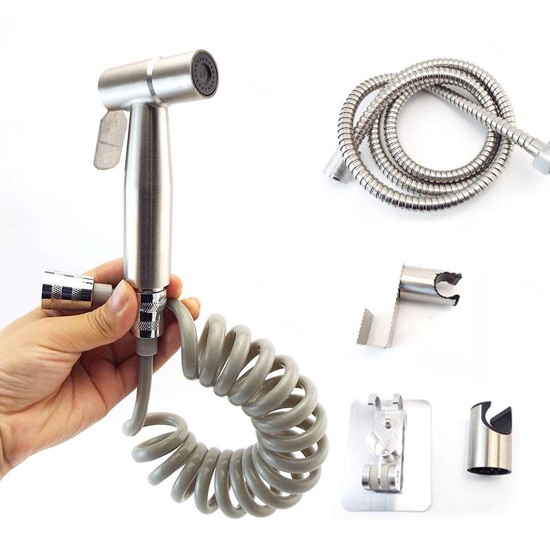 Hand Faucet Shower Head Hand Toilet Bidet Sprayer Gun Set Stainless ...