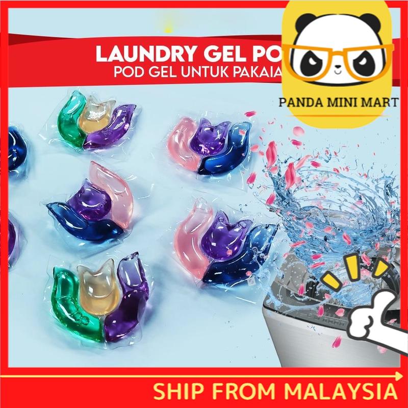 3in1 Laundry Gel Pods Beads Detergent Booster Laundry Lastin - TikTok ...