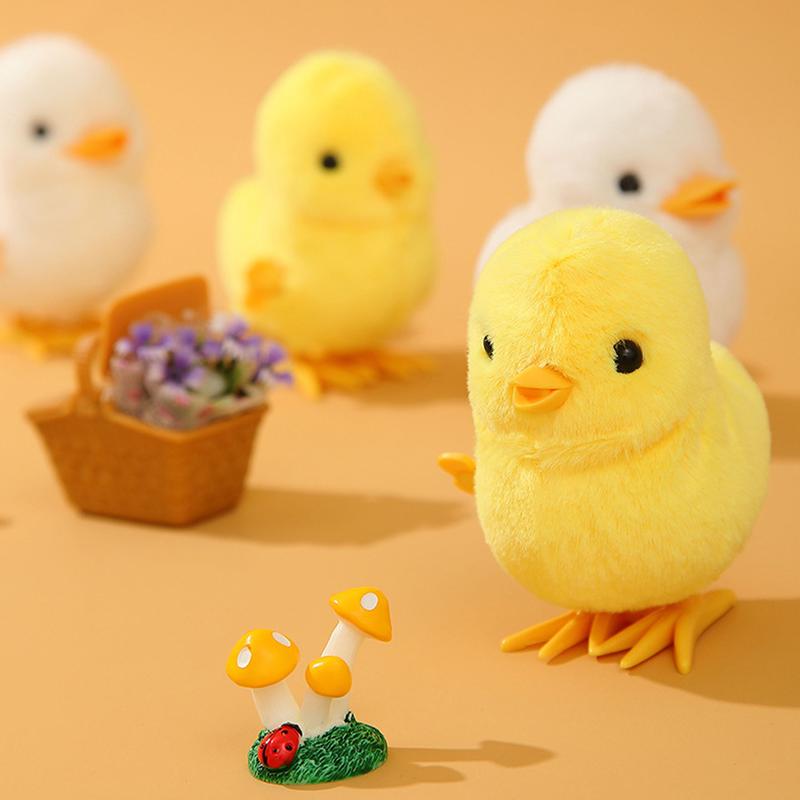 SH Plush Wind Up Chick Jumping Walking Hopping Cartoon Plush - TikTok ...