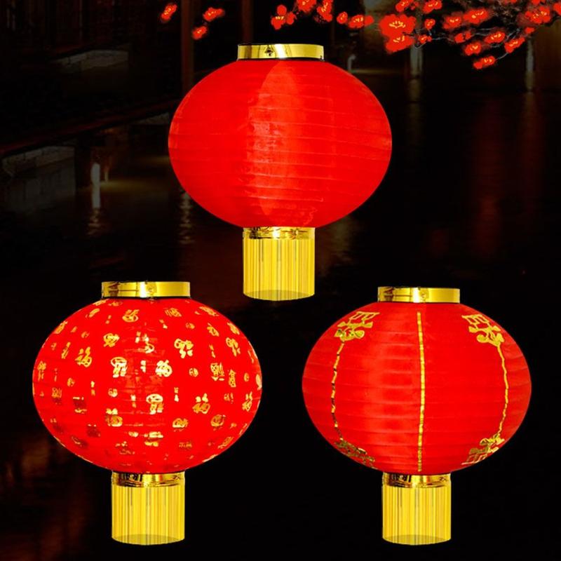 Vintage Waterproof Festive Lantern Handmade Round Chinese Lantern ...