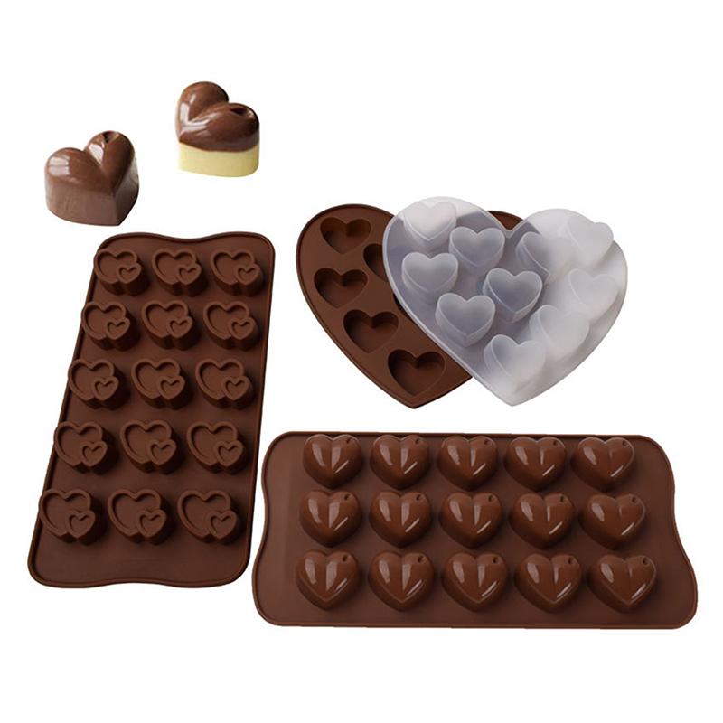 Acuan coklat silikon dengan jantung berlian, rongga UUU15 / 10 ...