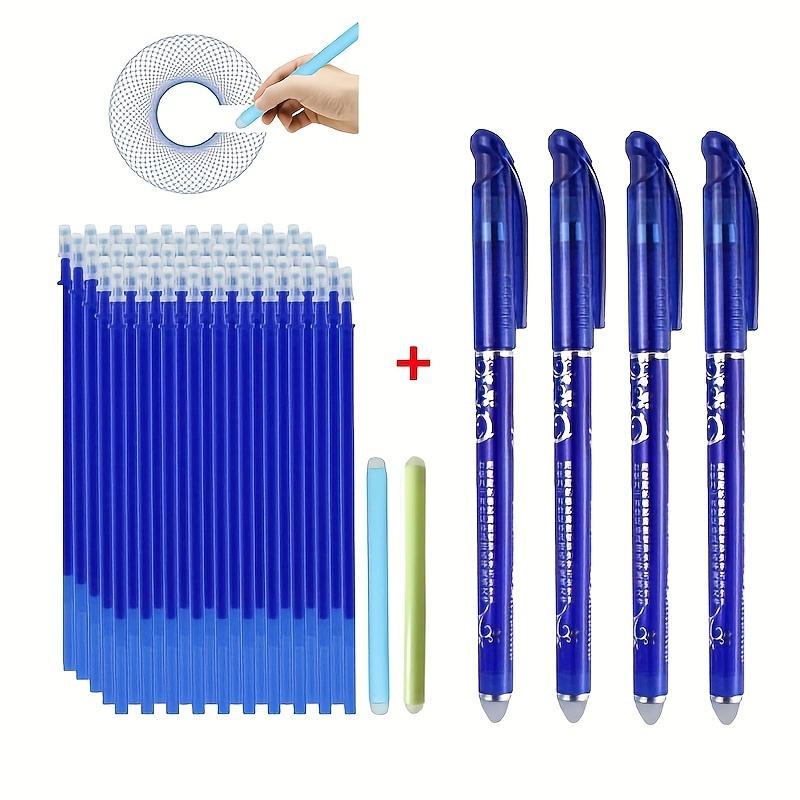 36-Pack Erasable Gel Pens 0.5mm Blue with Refillable Core Magic ...