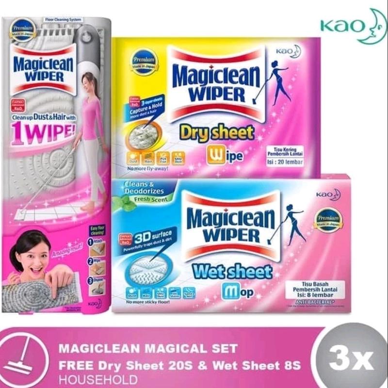 magiclean wiper wipes tongkat pel alat pel mop apartemen parkit magic ...