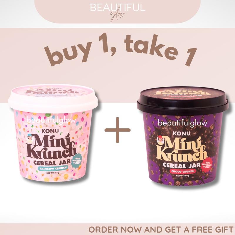 B1T1 Konu Mini Krunch Rainbow + Choco 160g - TikTok Shop Philippines