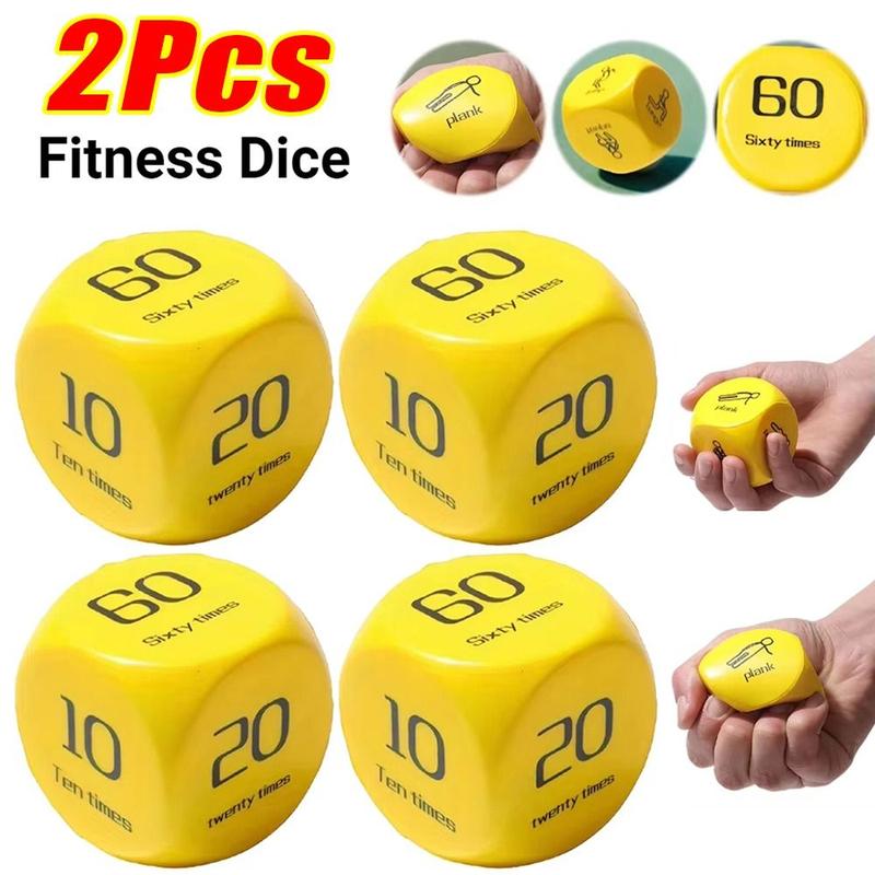 2Pcs Durable Dynamic Exercise Fitness Dice Plank/Push-up/Sit-up/Jump ...