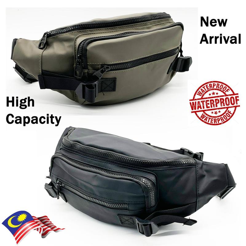 BEG PINGGANG KALIS AIR BEG LELAKI NEW WATERPROOF MATERIAL CASUAL ...