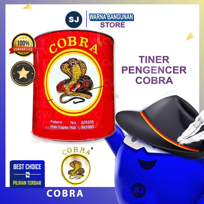 Jual COBRA THINNER 1 LT / THINNER COBRA MERAH - Kota Medan - SJ WARNA ...