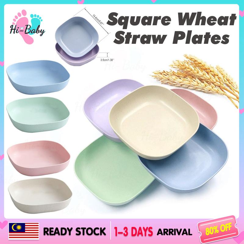 Kitchen Dining Small Round Plates Bones Plate Children's Anti-Fall ...