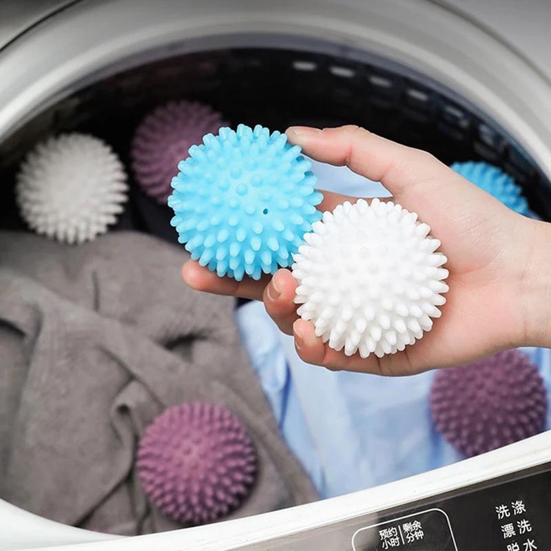 Reusable Magic Laundry Balls PVC Dryer Ball Washing Machine Fabric ...