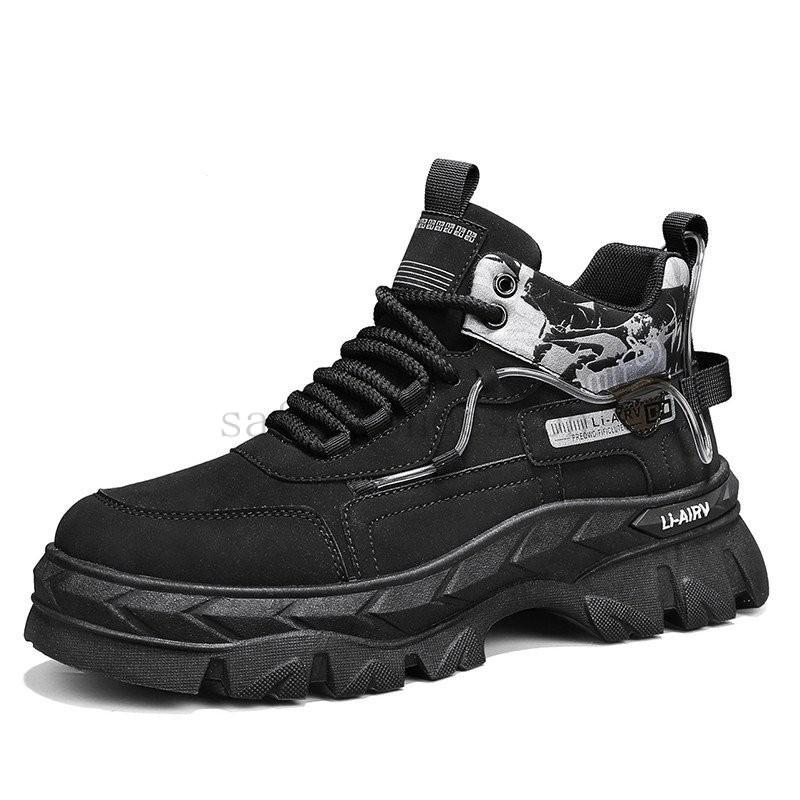 Fashion Men's Shoes High-Top Sports Shoes Casual Martin Shoe - TikTok ...