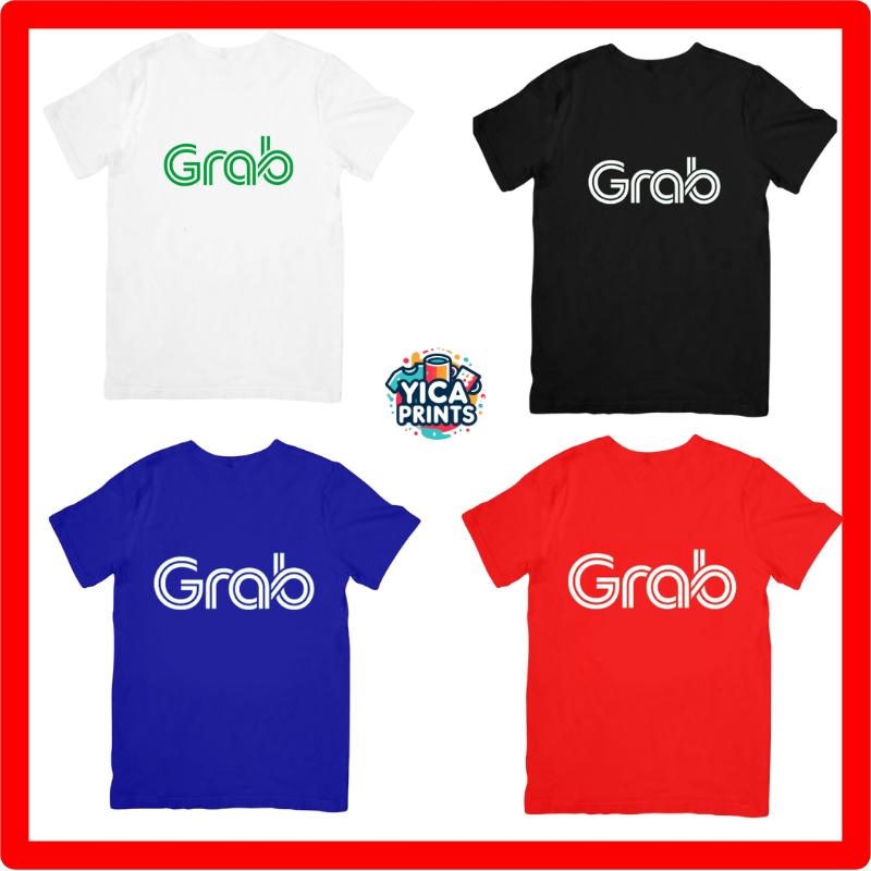 Grab Motorcycle Taxi Uniform shirt Delivery Parcel Rider Cotton ...