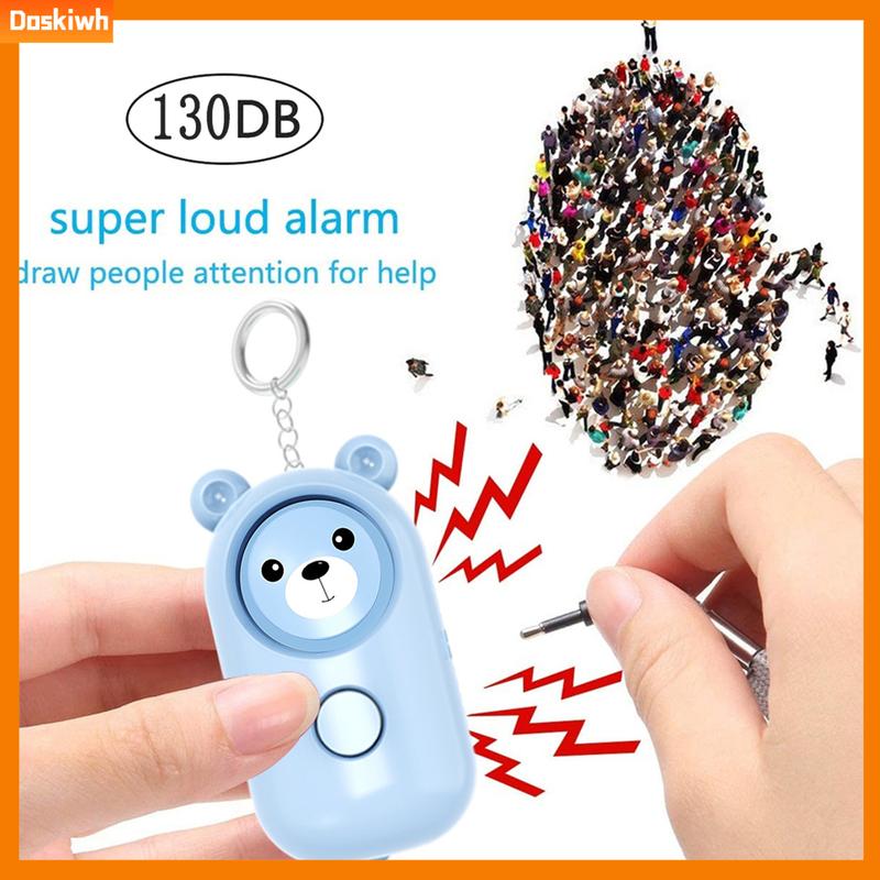 Penggera pertahanan diri Doskiwh-130dB, LED berkelip, bentuk - TikTok Shop Malaysia