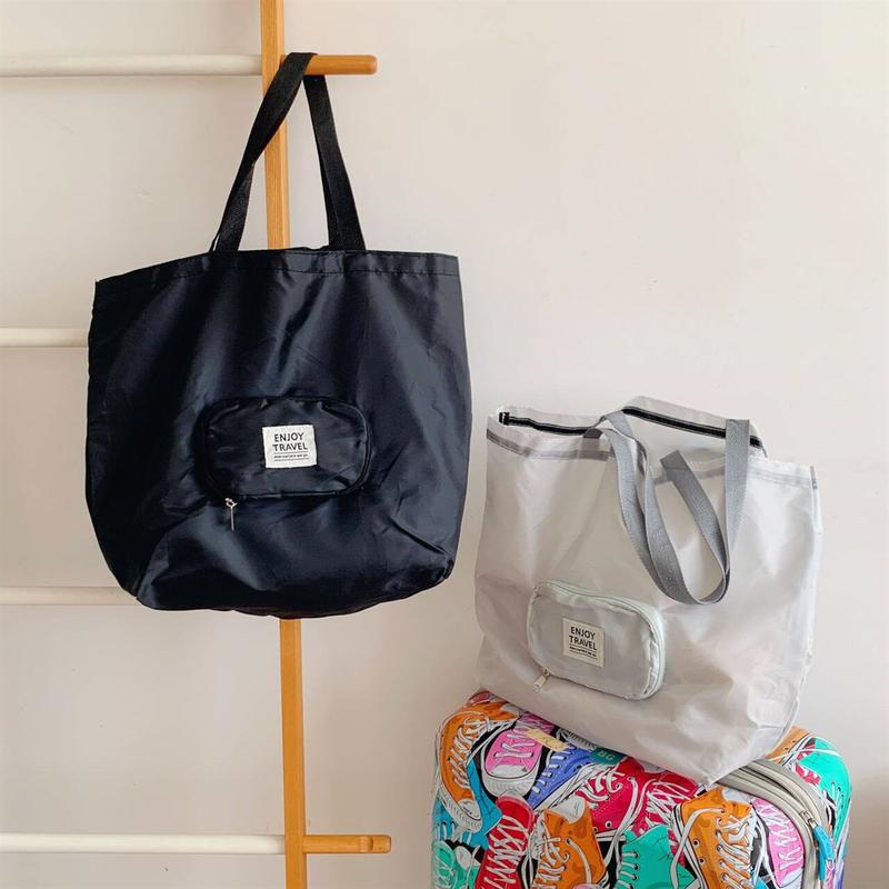 2in1 Portable Foldable Shopping Bag Large Capacity Portable Shoulder ...