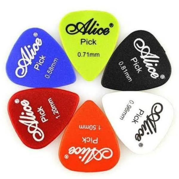[Kado Akhir Tahun] Pick Gitar Alice Murah Pemetik Gitar 0.58 0.71 0.81 ...