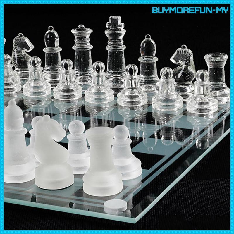 Set Papan Catur Kaca Antarabangsa, BeliMoreFunM, dengan Kepingan ...