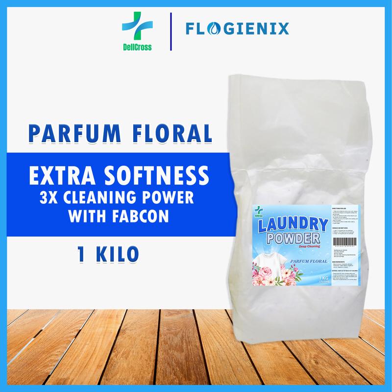 FLOGIENIX POWDER DETERGENT FABCON PARFUM FLORAL SCENT - 1KG - TikTok ...