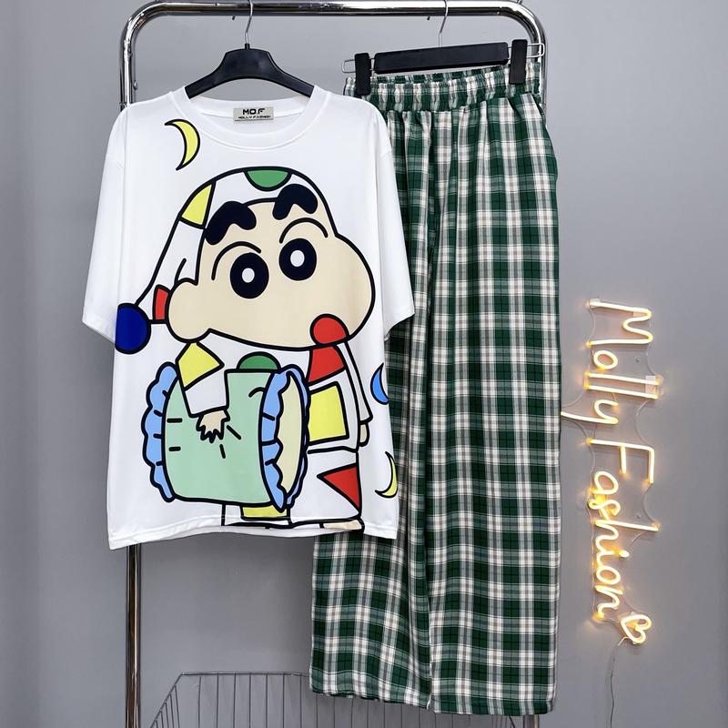 Set đồ nữ quần dài CARO KATE SH.IN ĐỒ NGỦ form rộng Freesize - TikTok Shop Vietnam