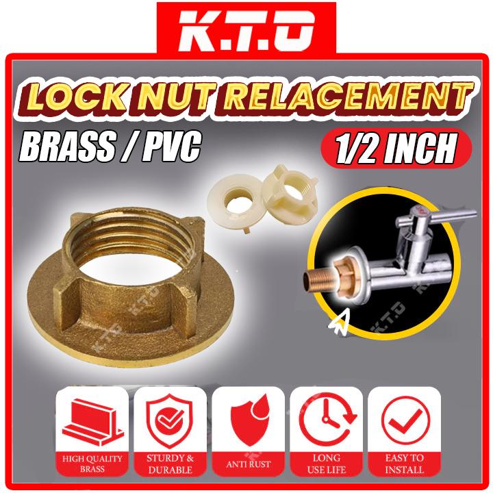 1/2Inch Brass / PVC Lock Nut Replacement Sink Water Tap Faucet - TikTok ...