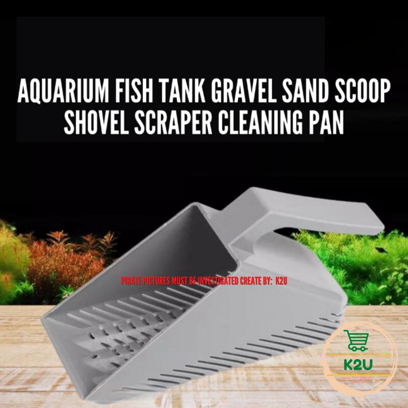 AQUARIUM Fish Tank Gravel Sand Scoop Shovel Scraper Cleaning - TikTok ...