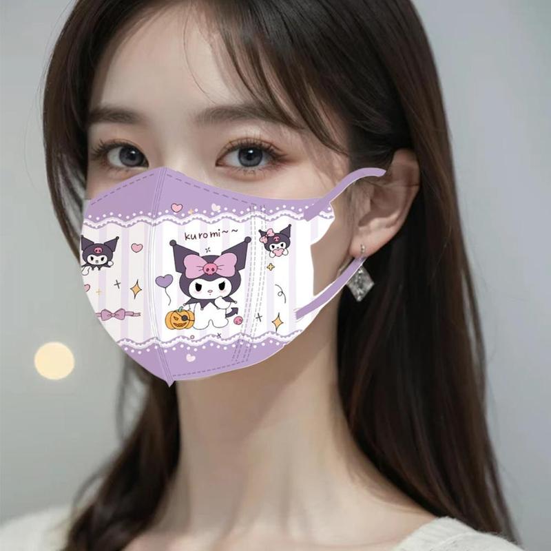 10pcs Sanrio 3D Kid Masks 3Ply Protective Disposable Kids Facemask ...