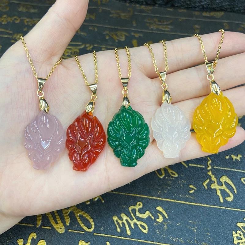 Nine-Tailed Fox Pendant Chain Necklace Unisex Chinese Animal - TikTok ...