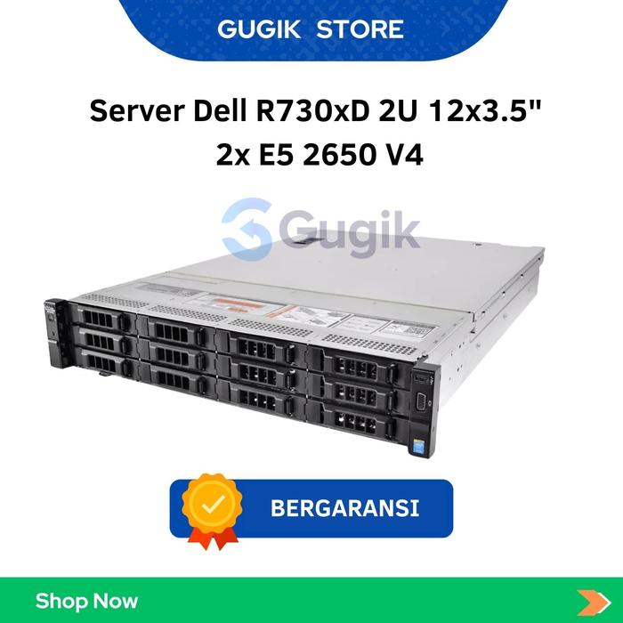 Jual Server Dell R730xD 2U 12x3.5" 2x E5 2650 V4 - Kota Tangerang ...