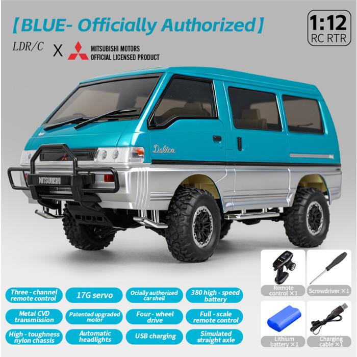 Jual LDRC 1296 RTR 1/12 2.4G 4WD Mitsubishi Delica L300 1986 RC Car ...