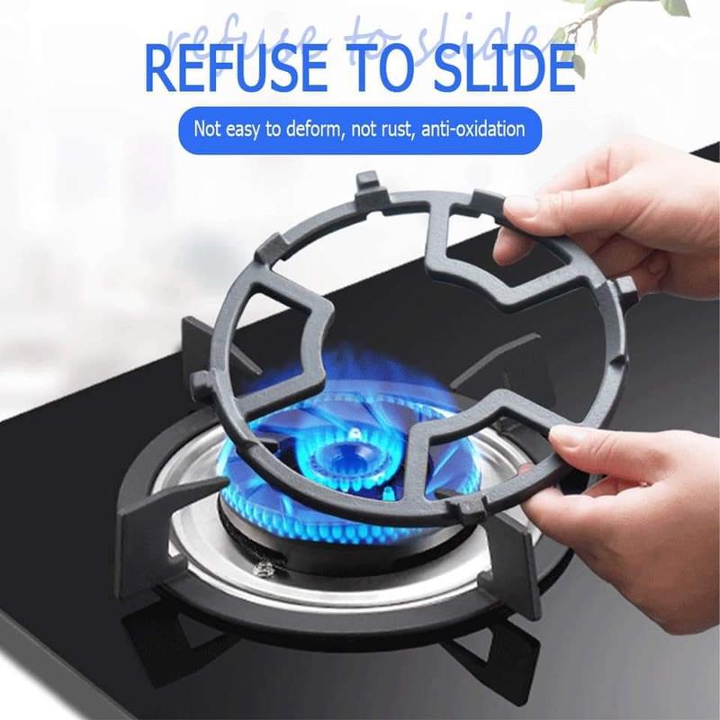 Universal Non Slip Cast Iron Stove Wok Support Rack Burner Gas - TikTok ...
