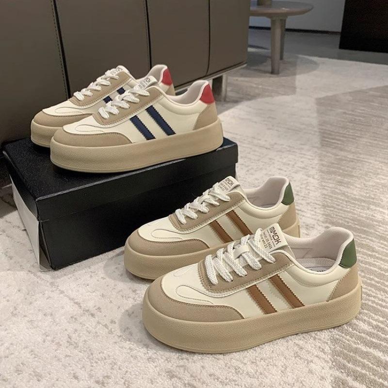 Women's Shoes 2024 Spring New Versatile Platform Shoes Zide Training ...