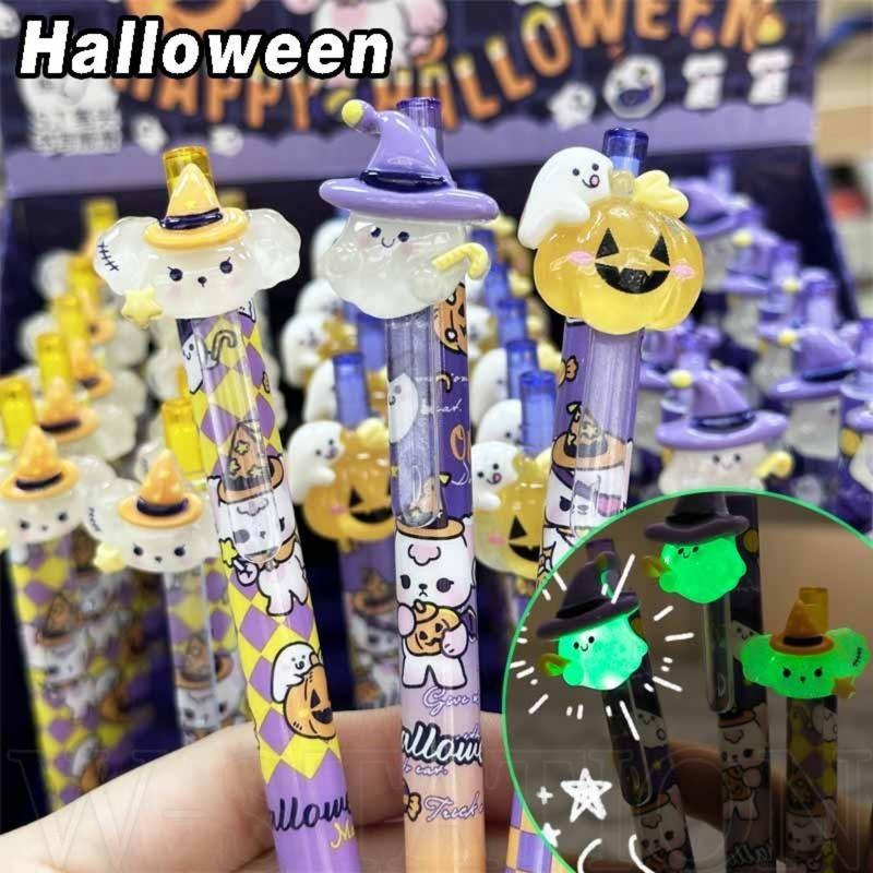 Cartoon Halloween Series Neutral Pens Luminous Cute Pumpkin Ghost Patch ...