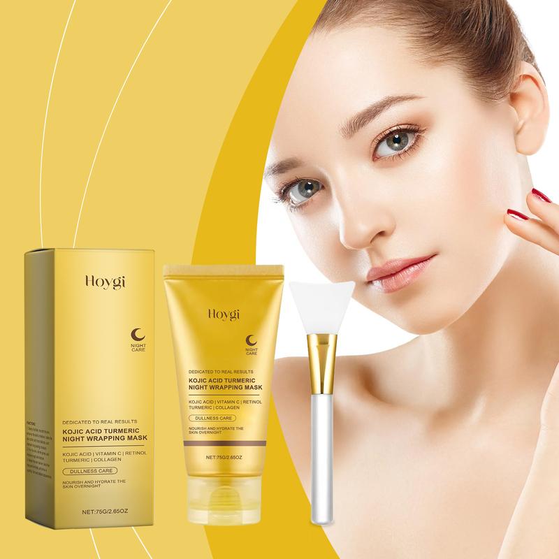 Hotsale Turmeric & Collagen Peel-Off Mask 75g with Brush - Gentle Detox ...