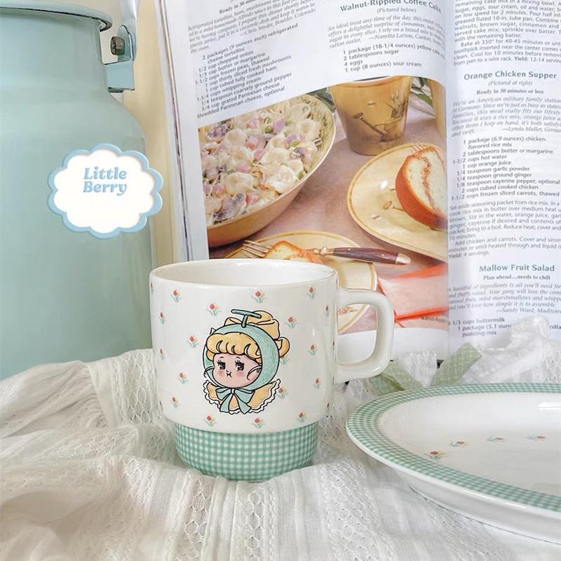 Dessert Dinner Plate Orignal Design Cartoon Pink LittleBerry - TikTok ...