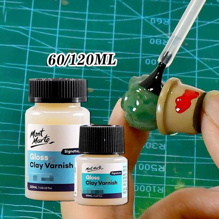 Jual Clay Varnish Gloss 60ml / 120ml Pelicin Pengkilap Akhir Untuk ...