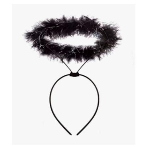 Black Angel Halo Headband Fairy Hair Bands Girls Tiara Headwear ...