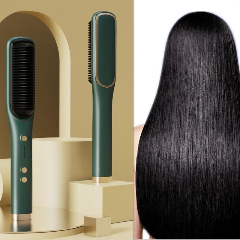 Straight Comb Anion Straightener Hair Curler and Straightene - TikTok ...