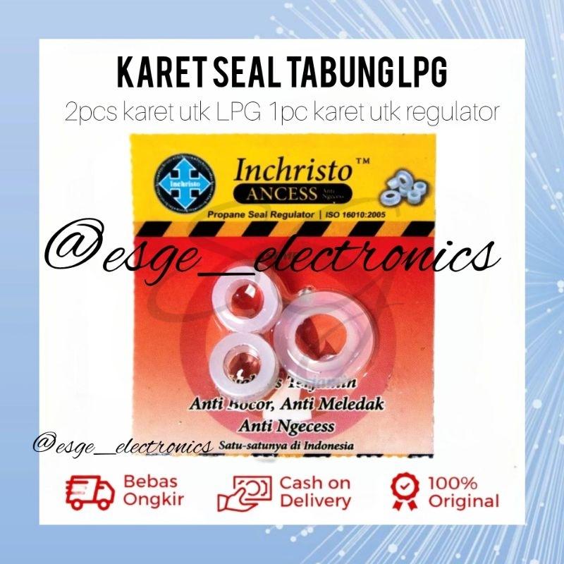 ORIGINAL KARET SEAL TABUNG GAS LPG INCHRISTO KARET SEAL REGULATOR GAS ...