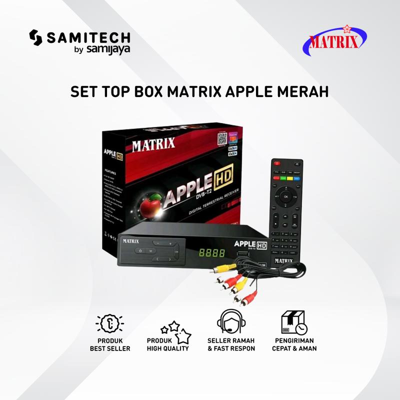 SET TOP BOX DIGITAL DVB T2 MATRIX APPLE HD DVBT2 Kabel Antena - Shop ...