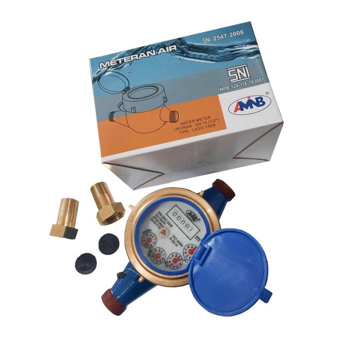 Jual METERAN AIR BESI WATER METER BESI SNI CAYMAN PAM PDAM sperti IMD ...